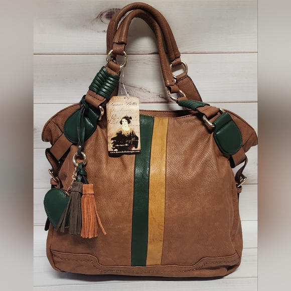 Donna Bella | Bags | Vintage Nwt Donna Bella Brown Handbag | Poshmark